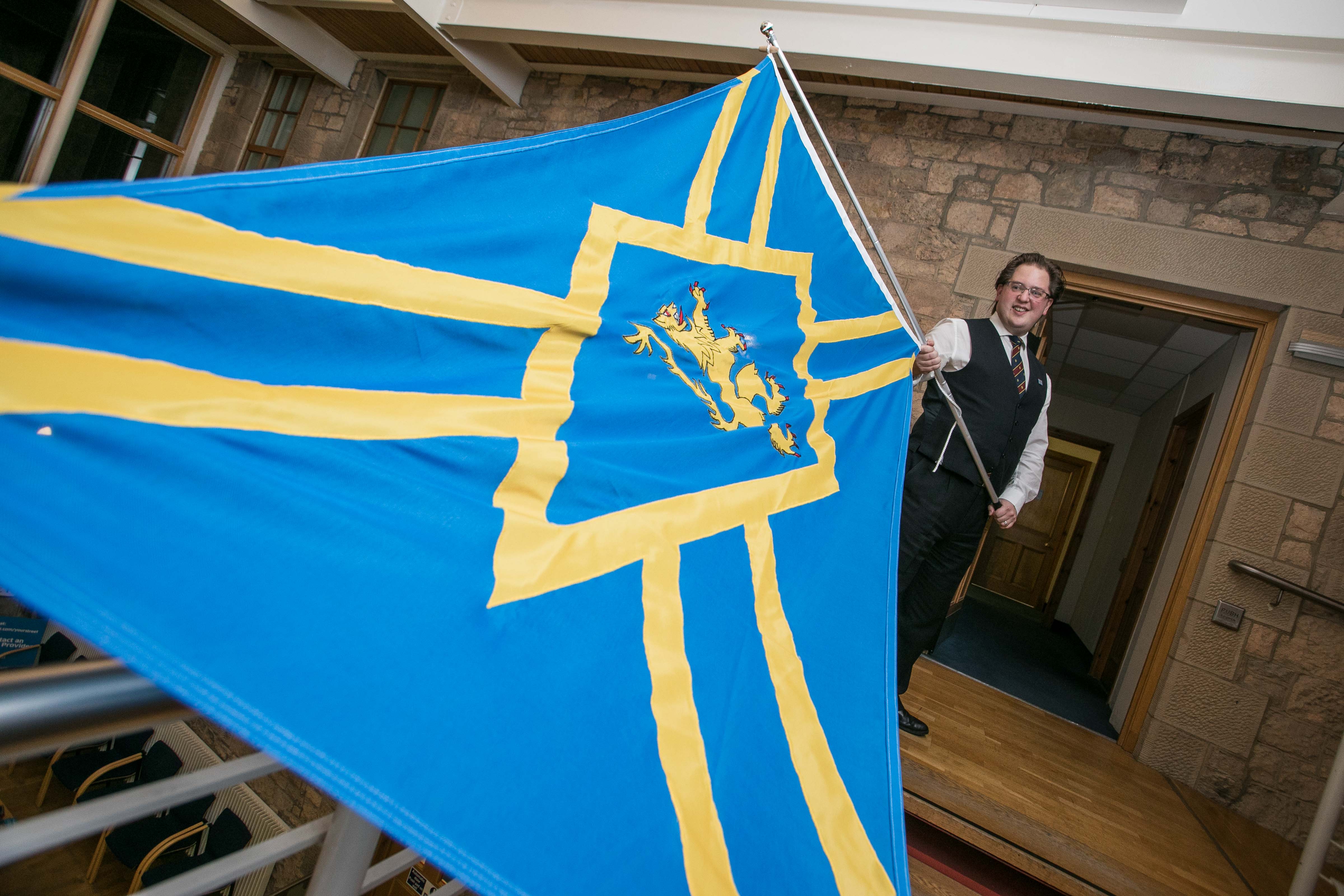 East Lothian Civic Flag Unveiled – The Scottish Flag Trust